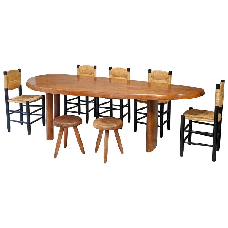 Exceptional "Forme Libre" Table by Charlotte Perriand For Sale at 1stDibs