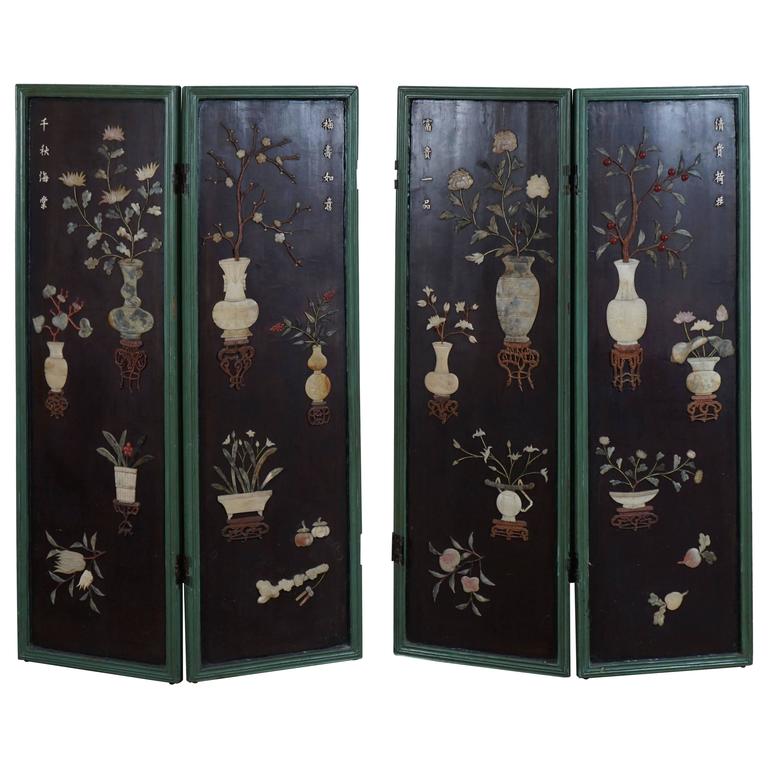 Asian Folding Screen For Sale at 1stDibs