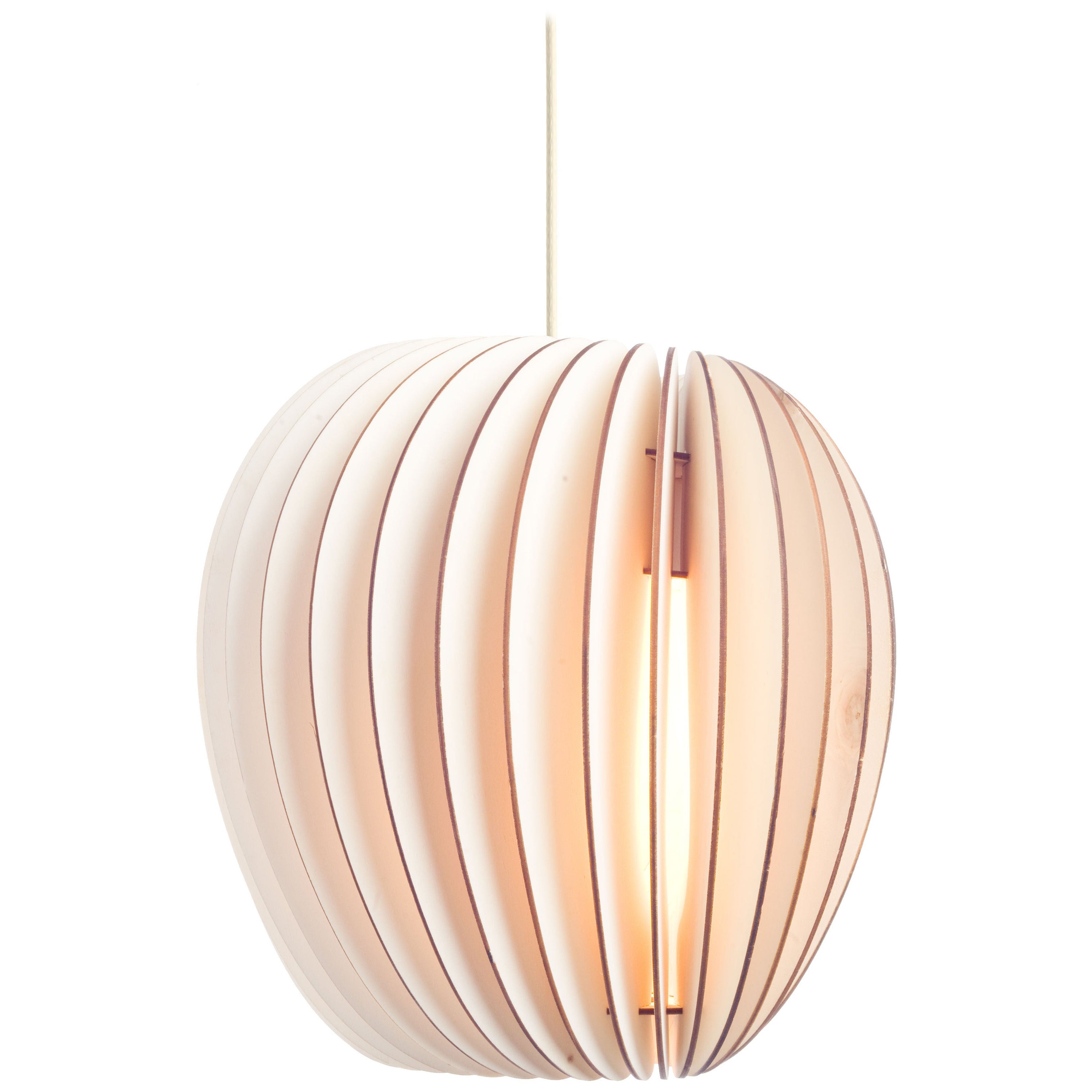 Schneid Studio Pirum Pendant Lamp, Poplar Wood For Sale at 1stDibs
