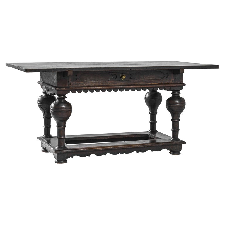 1800s German Wooden Table at 1stDibs