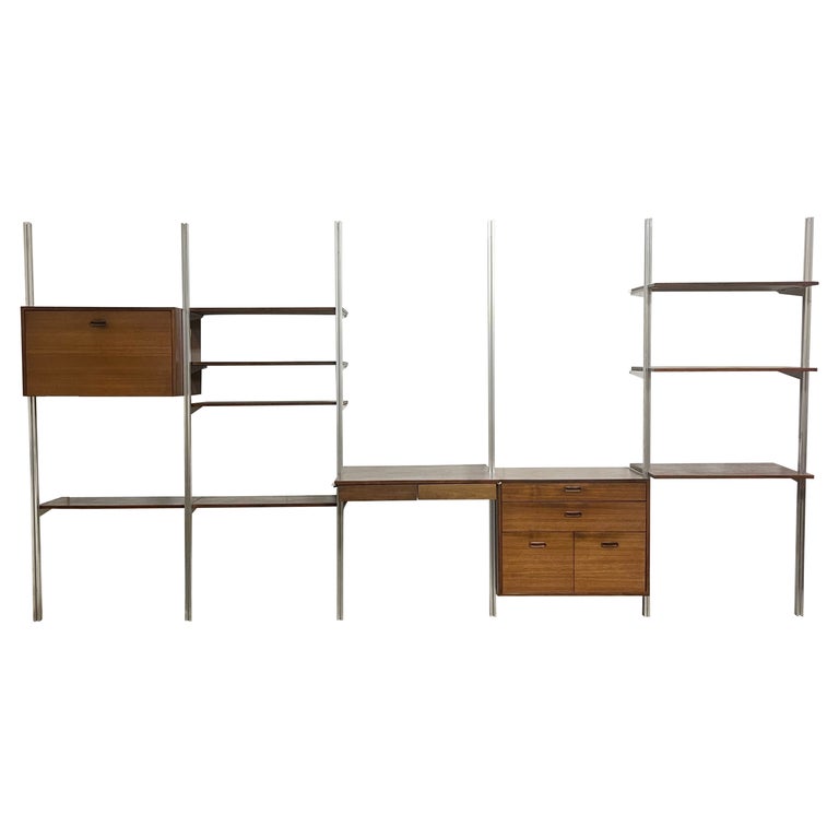 Mid Century George Nelson Omni Wall Unit at 1stDibs