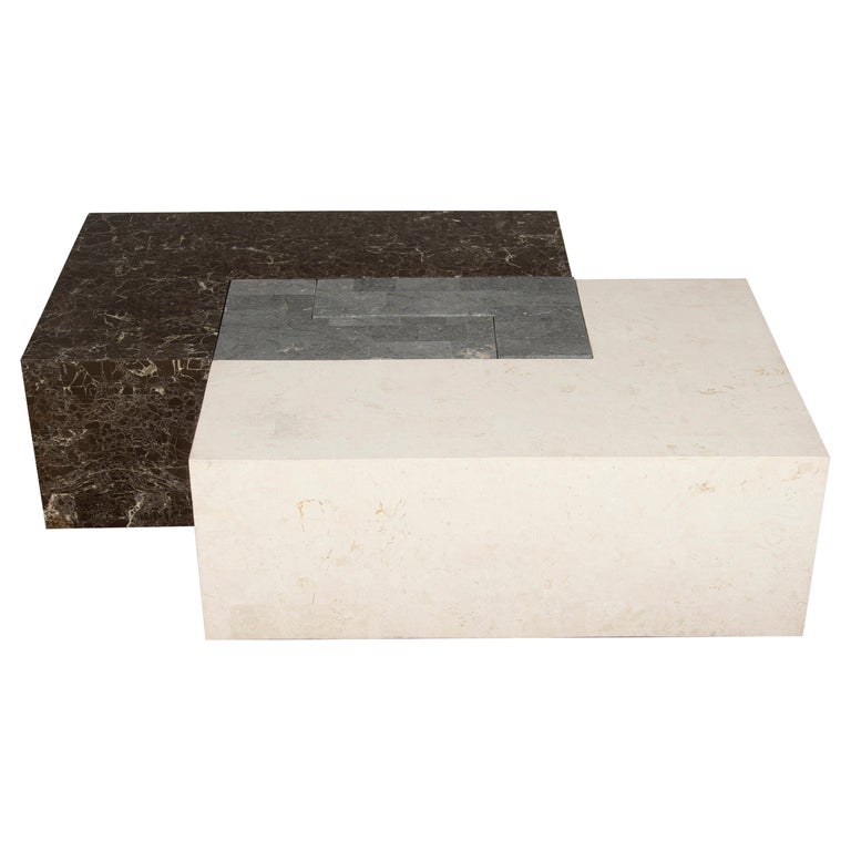 American Mid-Century Modular Block Table For Sale at 1stDibs