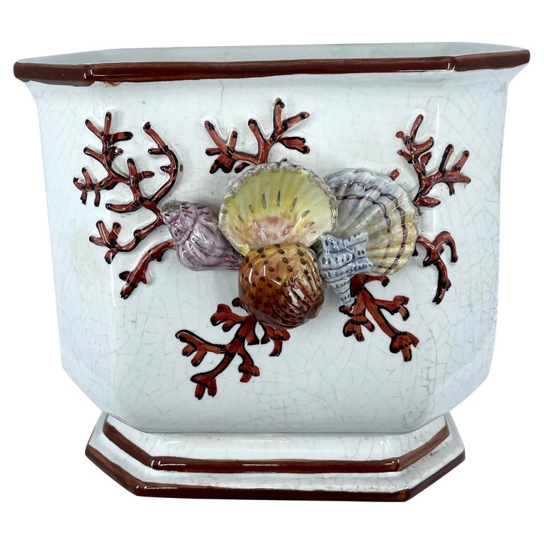 Italian Seashell Cachepot For Sale at 1stDibs