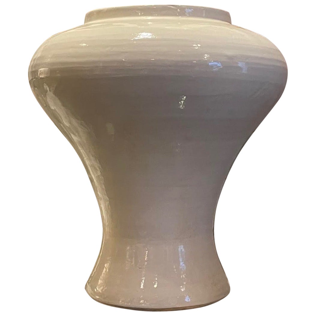 Extra Large Jugendstil Amphora Vase with Birds at 1stDibs
