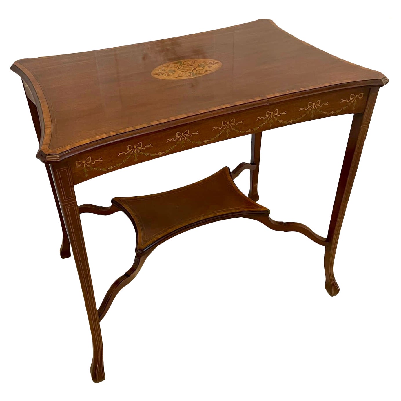 Antique Edwardian Mahogany Centre Table For Sale at 1stDibs