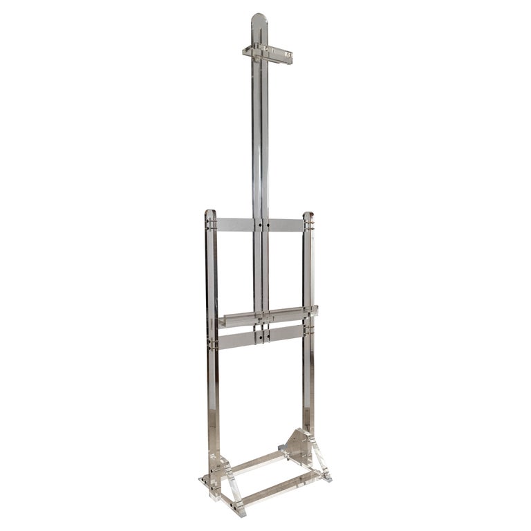 Large Lucite Art Easel For Sale at 1stDibs