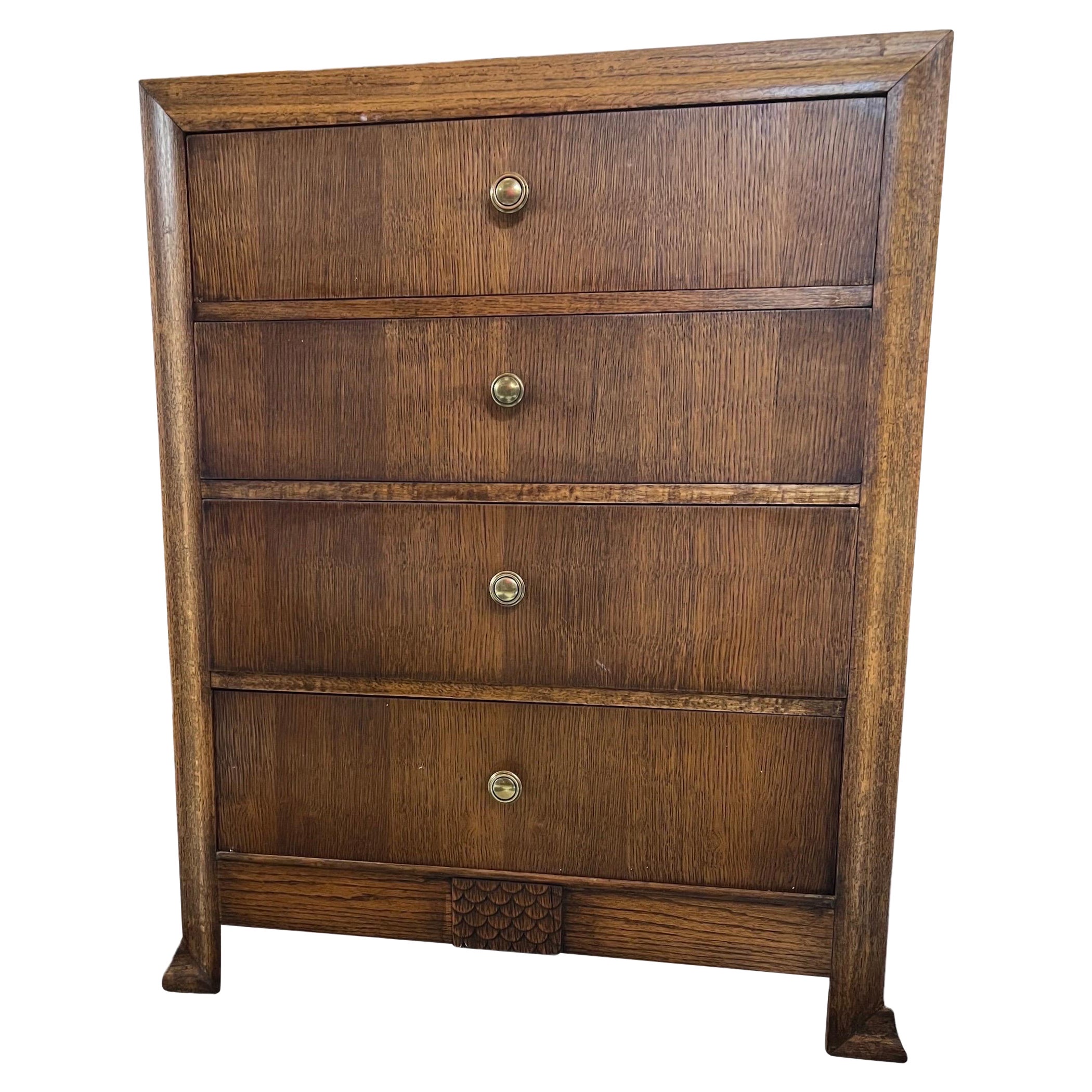 Vintage French Provincial Dresser or Credenza with Dovetailed Drawers ...