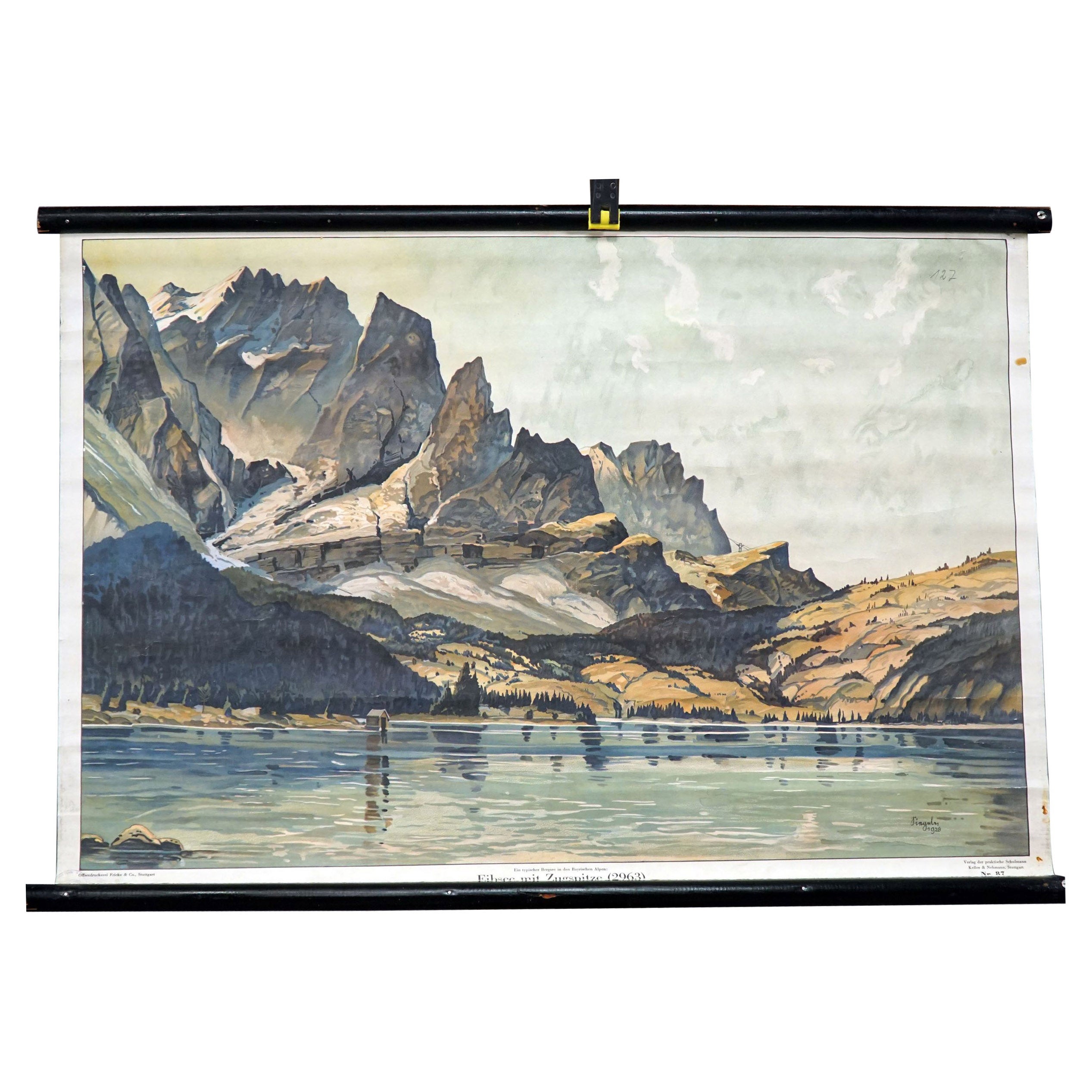 Vintage Countrycore Pull-Down Wall Chart Ukrainian Steppe Early Summer ...
