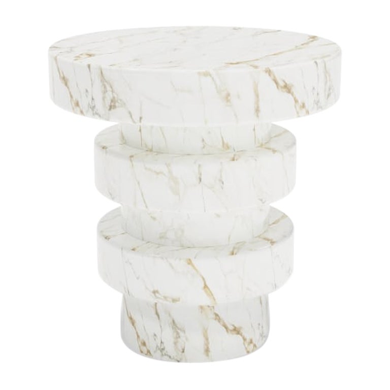 Contemporary Classic Calacatta Gold Marble Table Small by Masquespacio ...