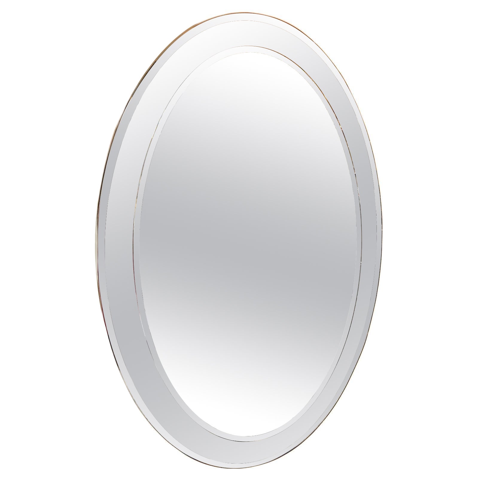 Pair of Decopage Mirrors For Sale at 1stDibs