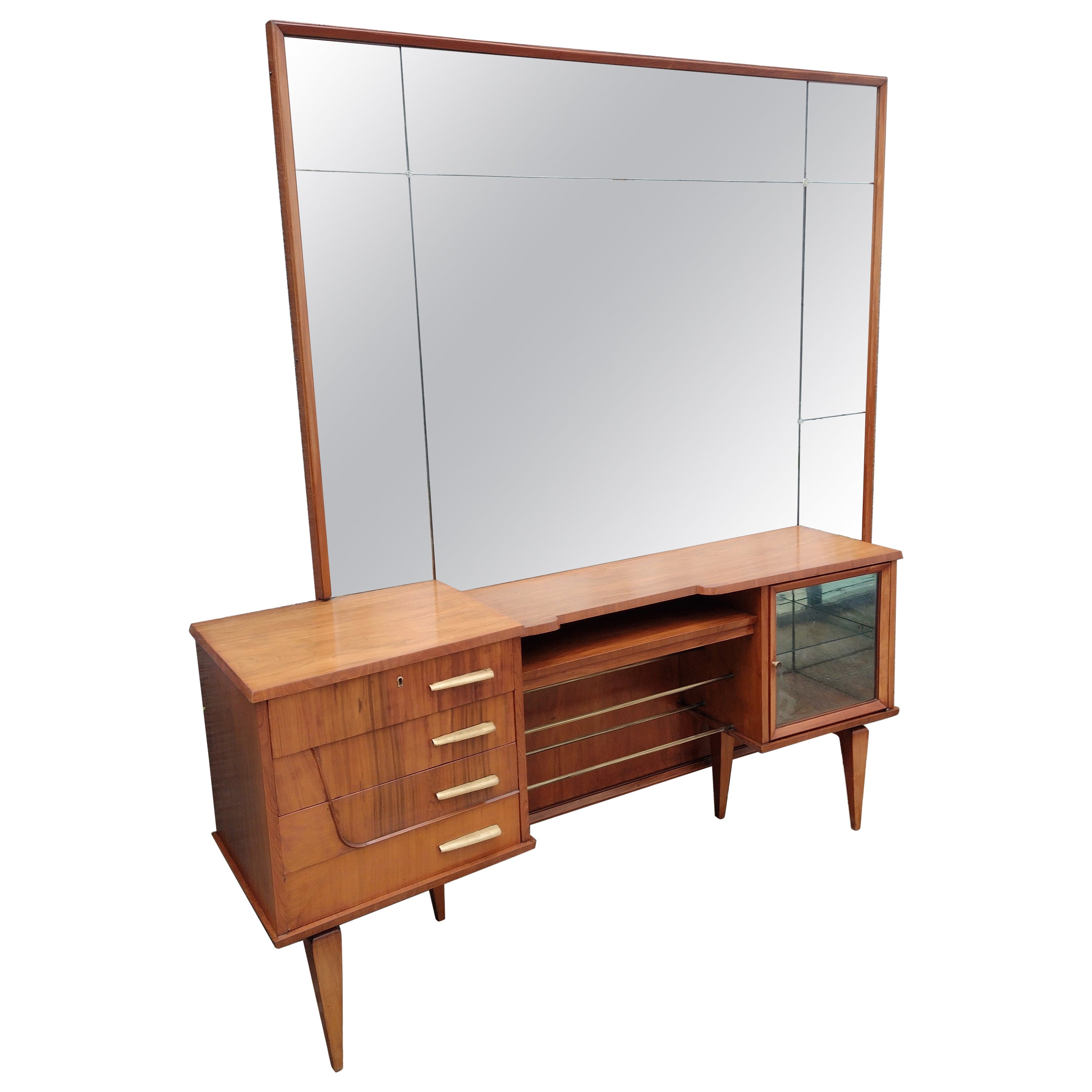 Brazilian Dressing Table in Caviúna, 50s For Sale at 1stDibs