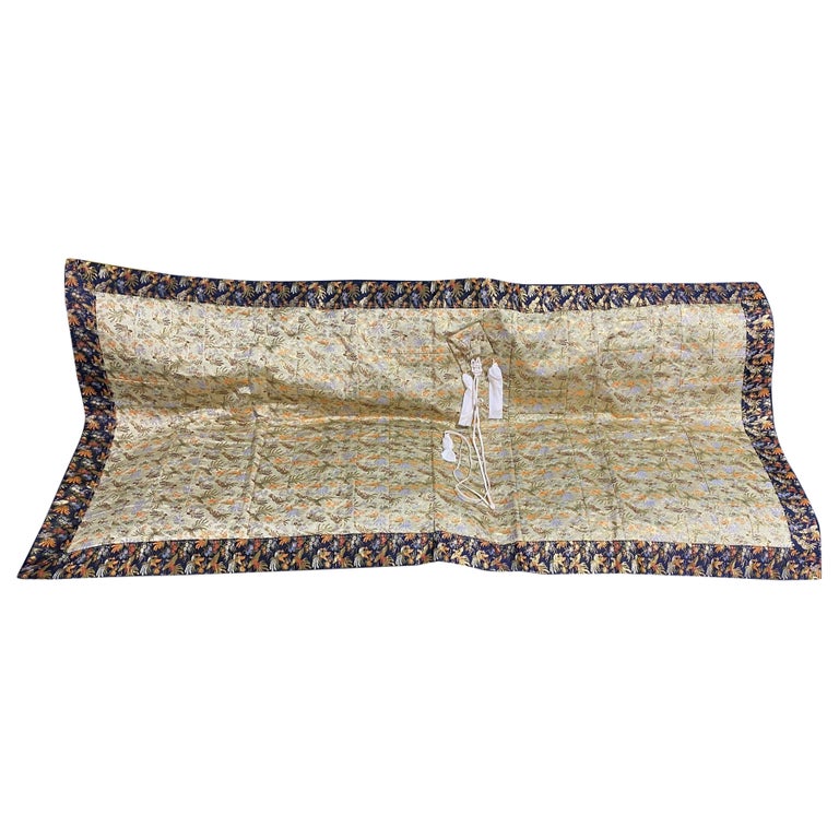 Japanese Buddhist Monk Priest 7 Column Silk Brocade Kesa Ceremonial ...