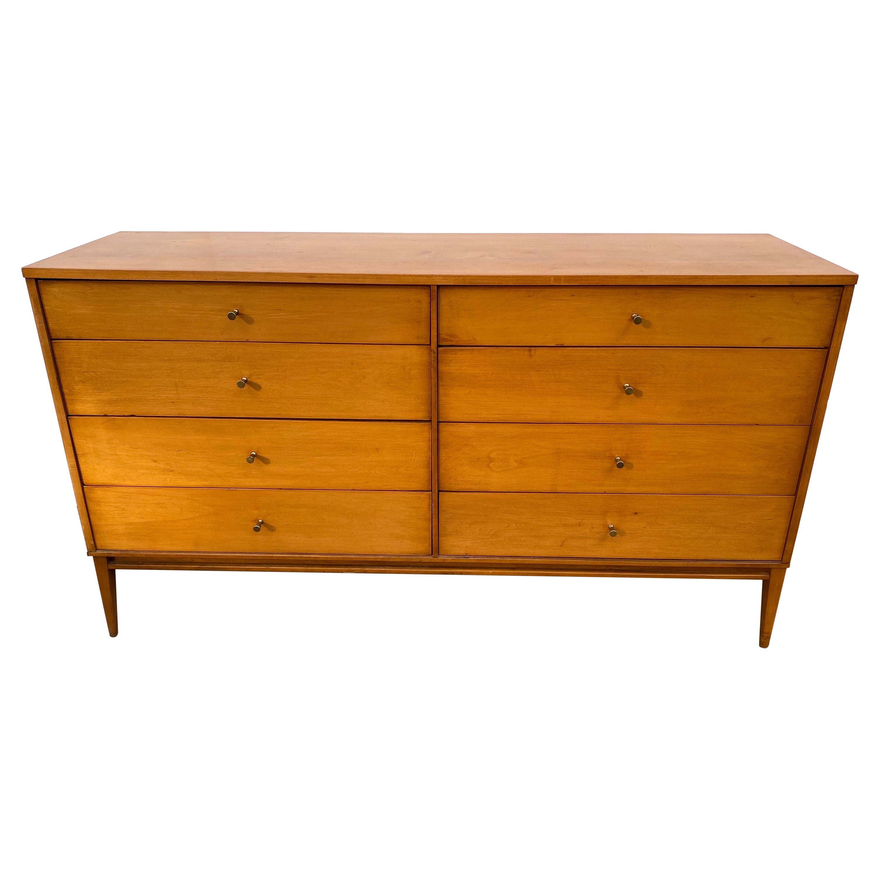 Rare 20-Drawer Dresser by Paul McCobb for Planner Group in Natural at ...