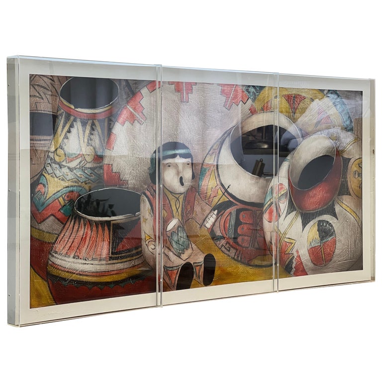 Vintage Framed Signed Art For Sale at 1stDibs