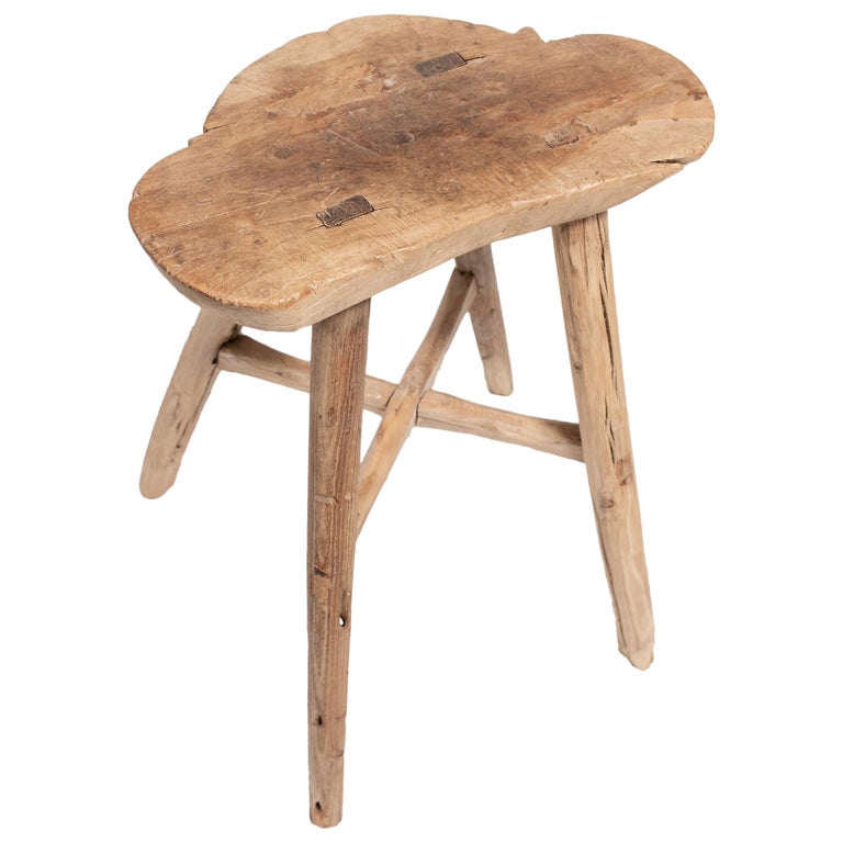 Provincial Chinese Butterfly Stool, c. 1900 at 1stDibs