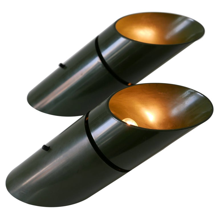 Set of Two Mid-Century Modern Universal Lamps by Hans Due for Fog and ...