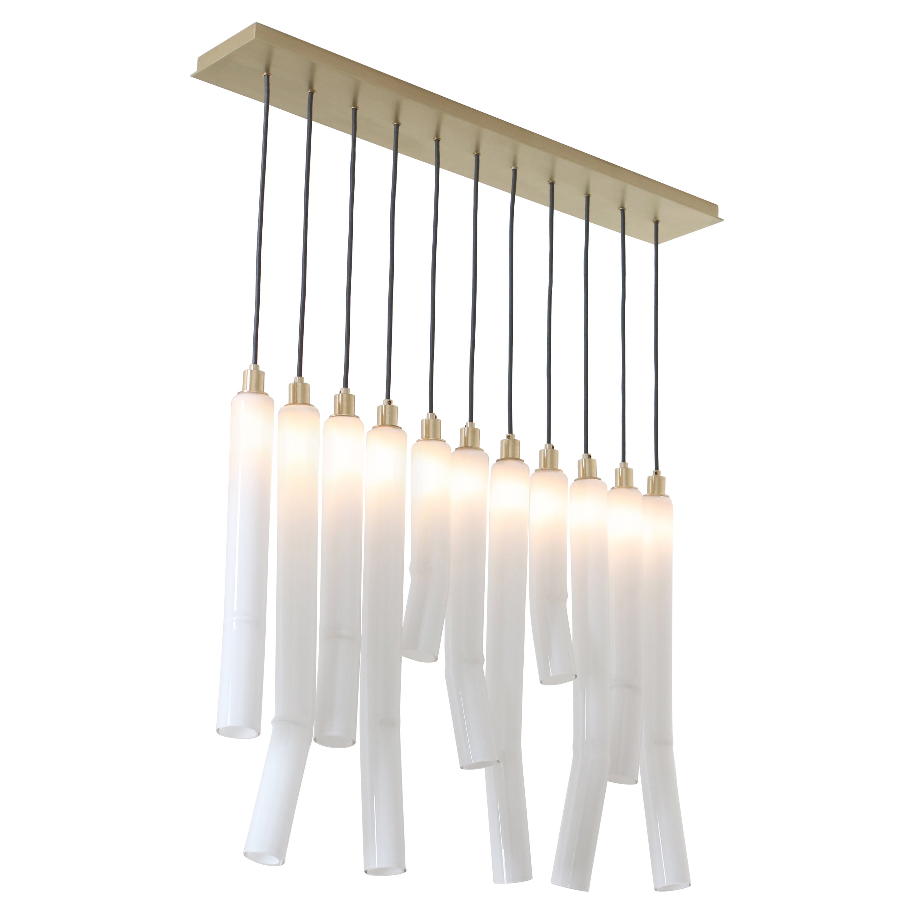 Beautiful Linear Chandelier at 1stDibs