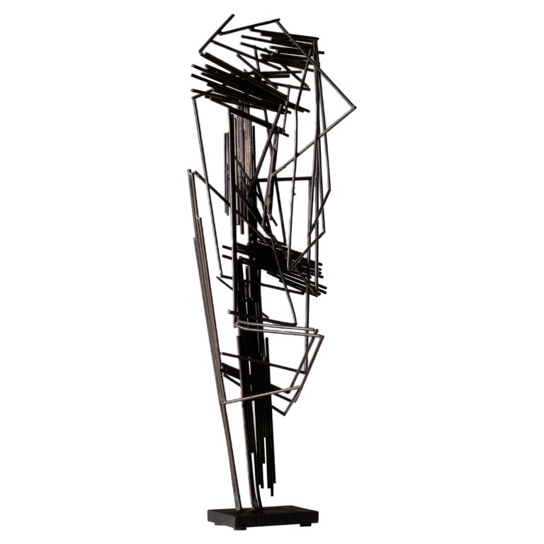 André Bloc Sculpture in Metal and Bronze, 1960s For Sale at 1stDibs