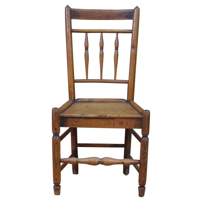 Wooden British Chair, 19th Century, England For Sale at 1stDibs