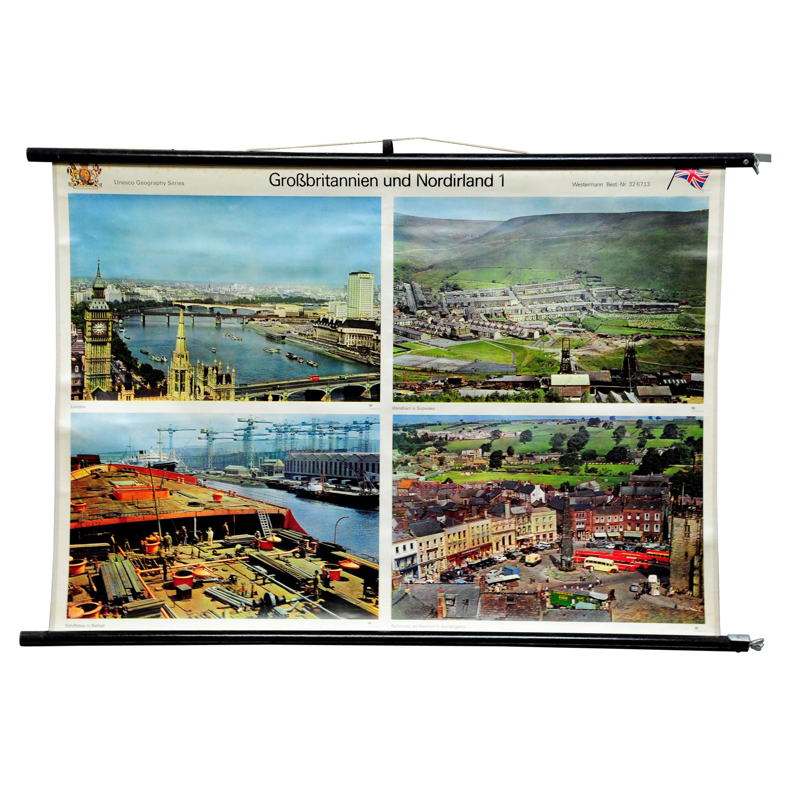 Rare American Mid-Century Modern Period Great Northern Railway Poster ...