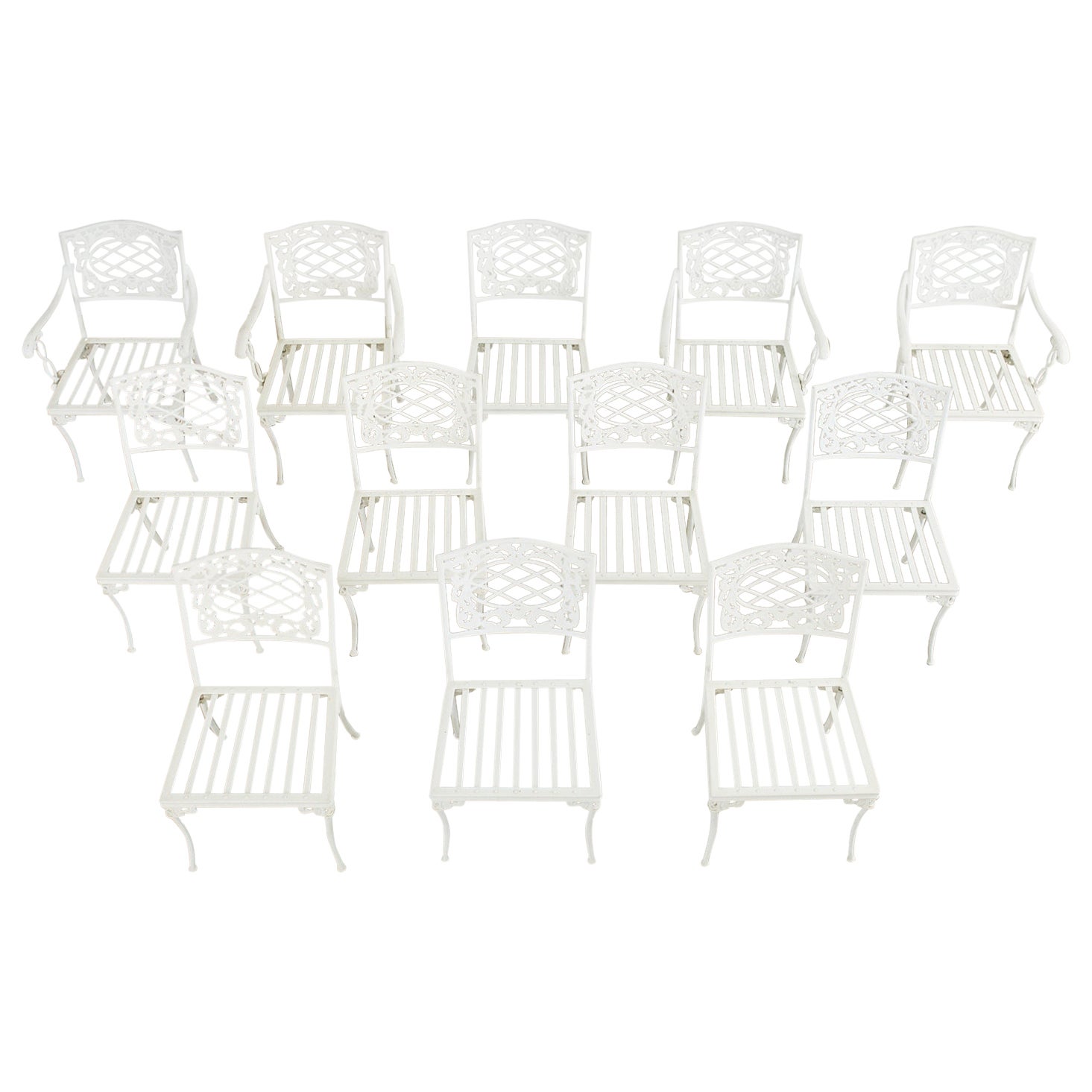 Brown Jordan High-Back Swivel Lounge Chairs with Ottomans, Pair at 1stDibs