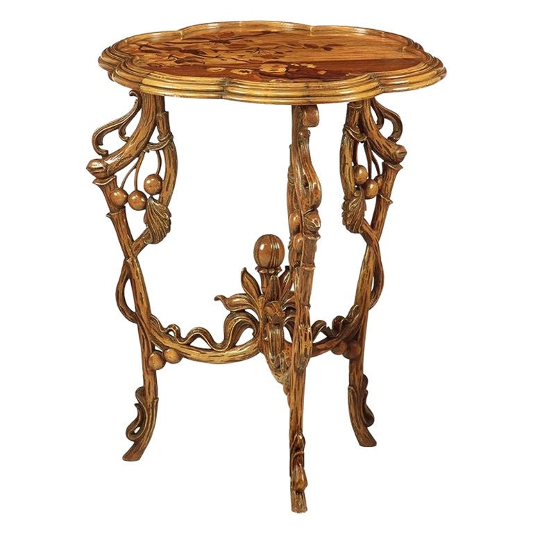 French Art Nouveau Dragonfly Table by Émile Gallé at 1stDibs | emile ...