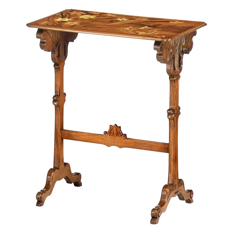 Emile Gallé "Dragonfly" Table at 1stDibs | table leg dragonfly ...