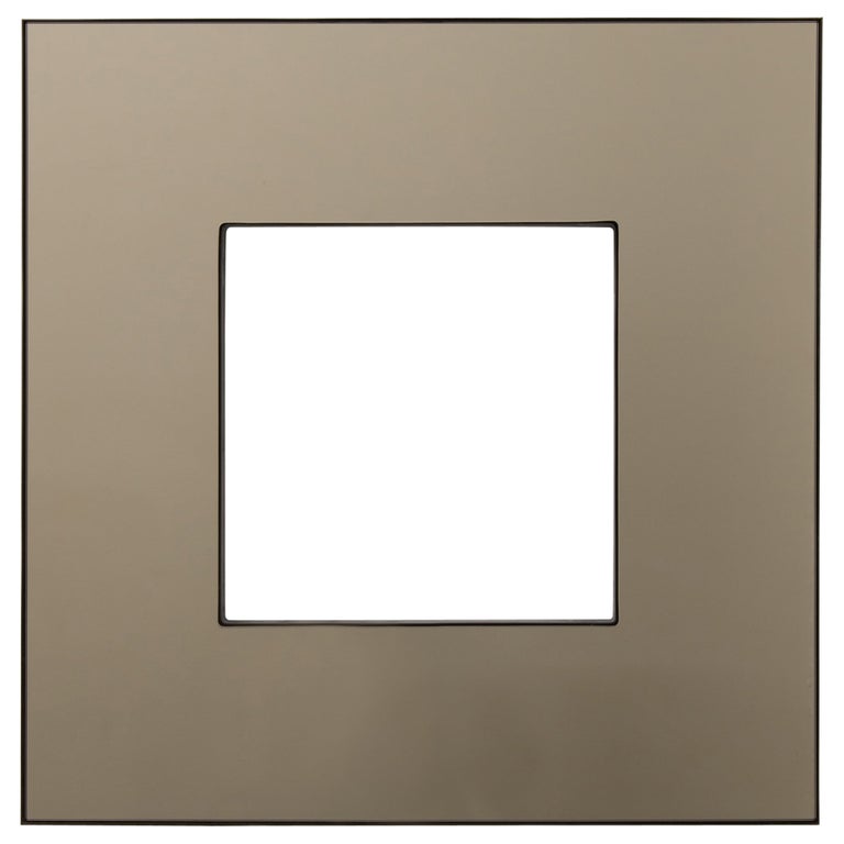 In Stock,Donut Square Bronze Tinted Back Illuminated Contemporary ...