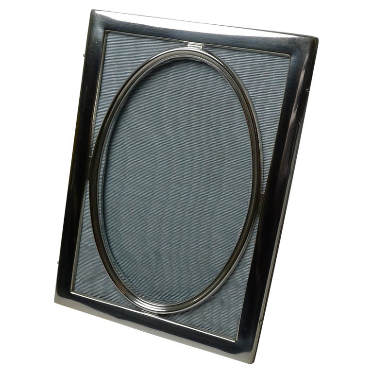 Elegant Antique Sterling Silver Photograph / Picture Frame at 1stDibs