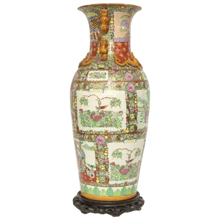 Big Oriental Vase, China, 19th Century For Sale at 1stDibs