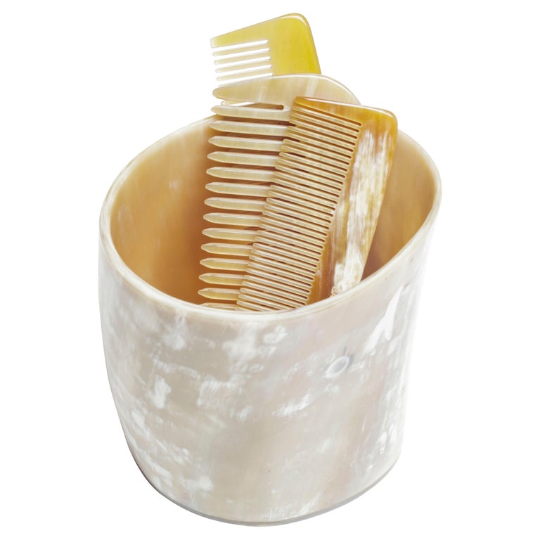 Set of Three Combs and a Jar by Carl Auböck, Austria 2022 For Sale at ...