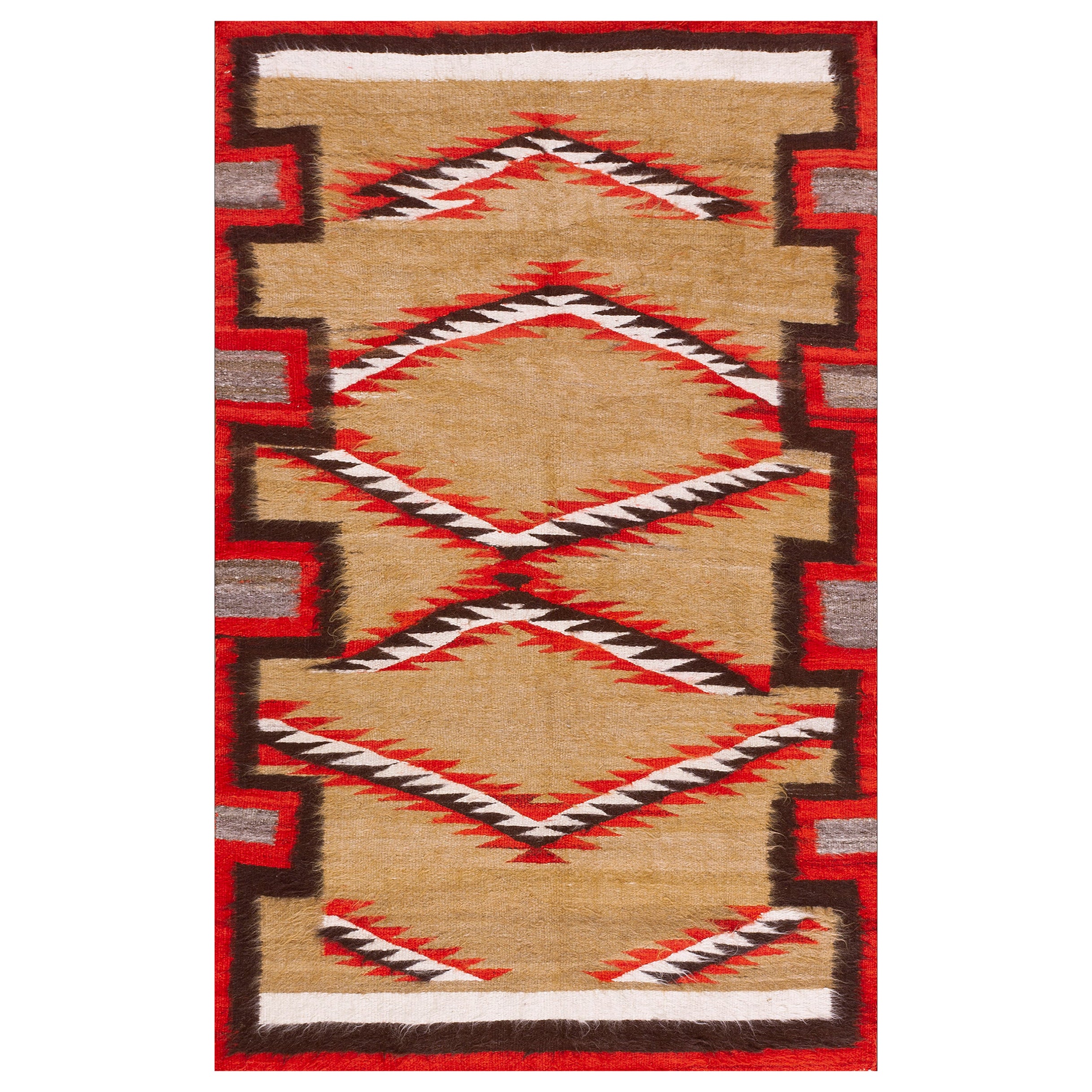 Early 20th Century American Braided Rug ( 6'6" R - 200 cm R ) For Sale ...