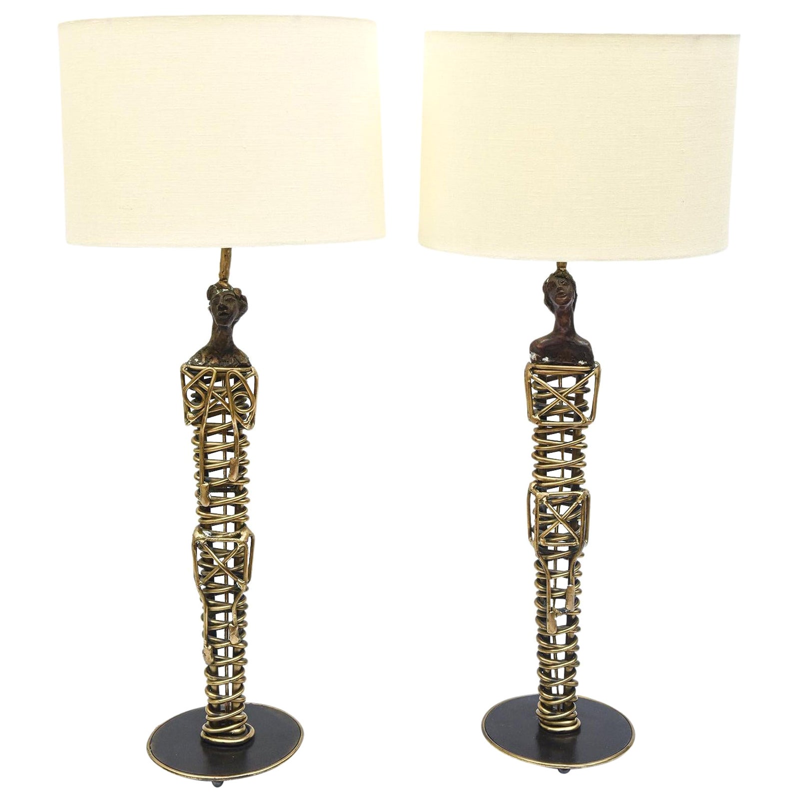 Vintage Male Torso Lamp at 1stDibs