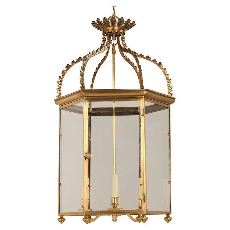 Regency Hall Lantern, Medium For Sale at 1stDibs