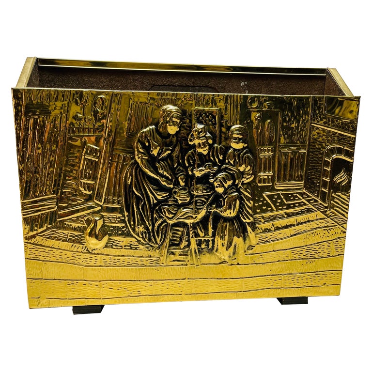 1960s Gold Metal Two-Part Magazine Holder For Sale at 1stDibs | gold ...