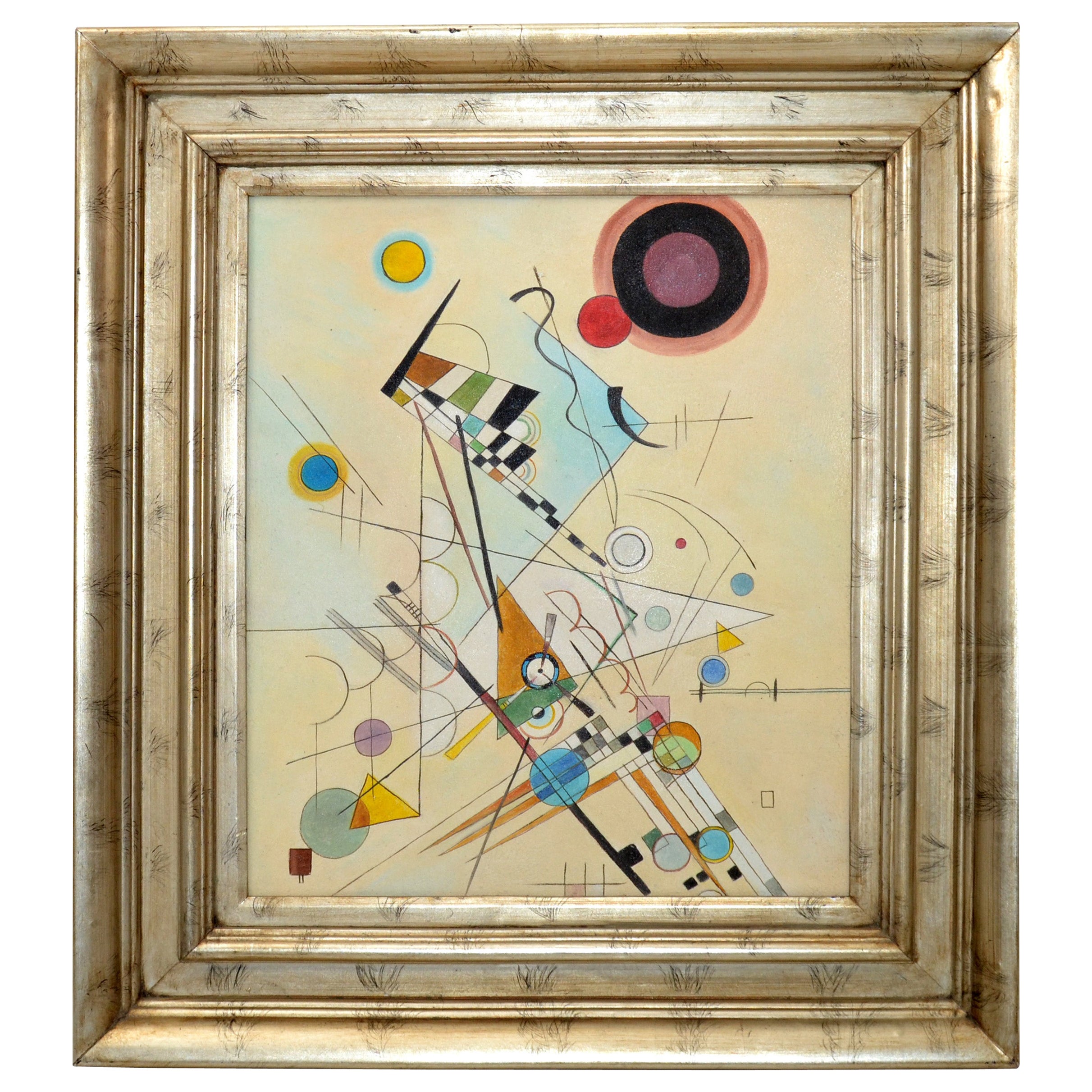 Framed Realism Enamel Painting on Copper by J. Polk Three Birds Sitting ...