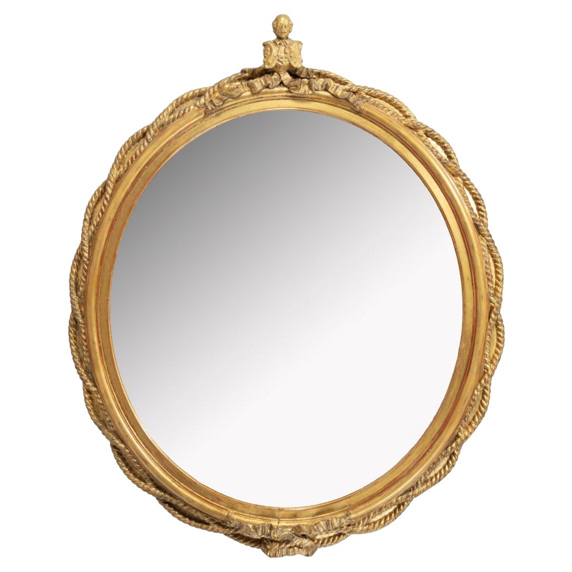 Rare Early 19th Century Commemorative Pier Mirror For Sale at 1stDibs
