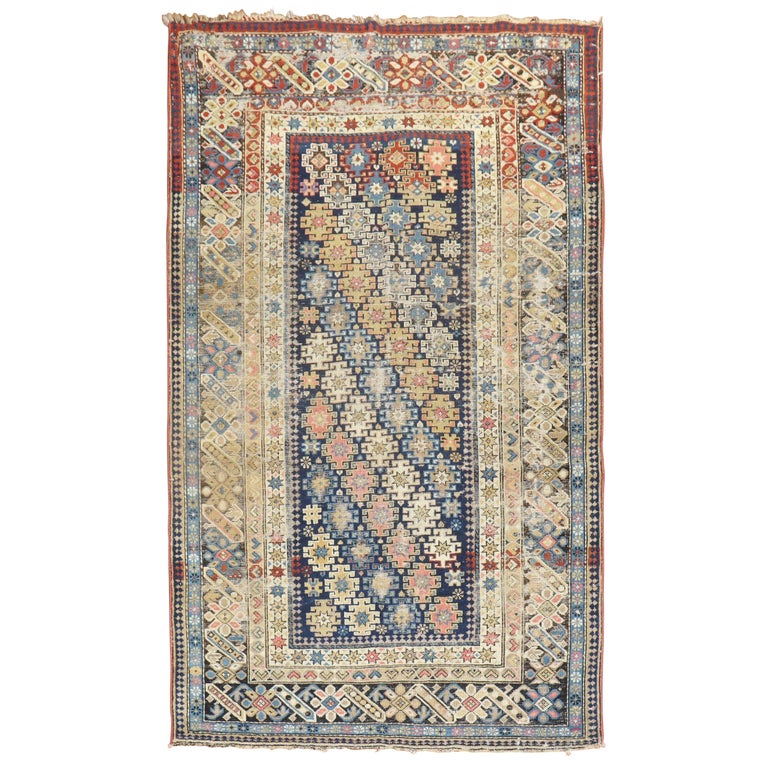 19th Century Caucasian Rug at 1stDibs