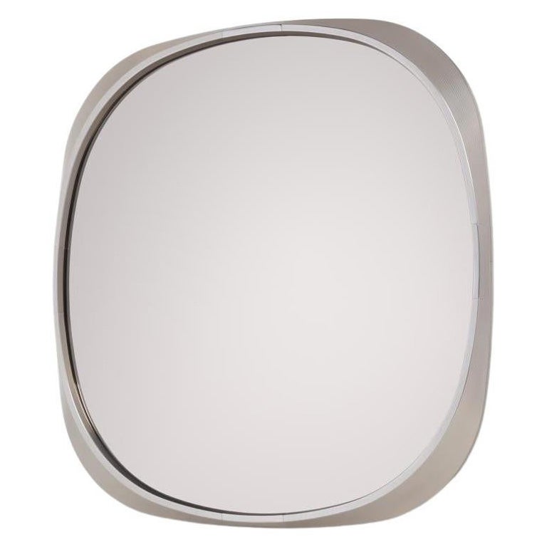 Mirror with Frame of Polished Solid Wood, Bronze Finish, Decorative ...