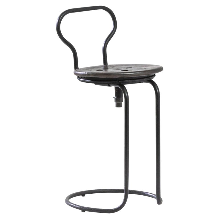 20th Century European Metal Stool at 1stDibs