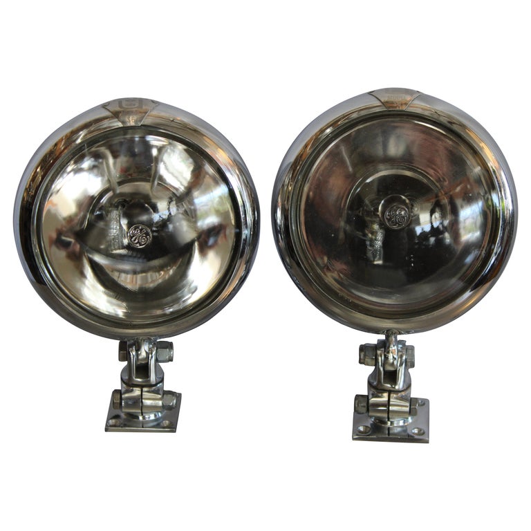 Pair of Automobile Style Spotlights by Unity Manufacturing of Chicago ...