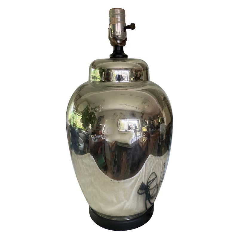 Large Mercury Glass Vases At 1stdibs
