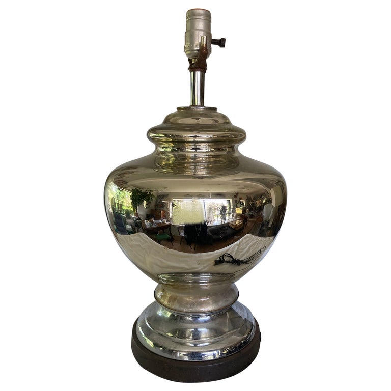 Mercury Glass Table Lamp at 1stDibs