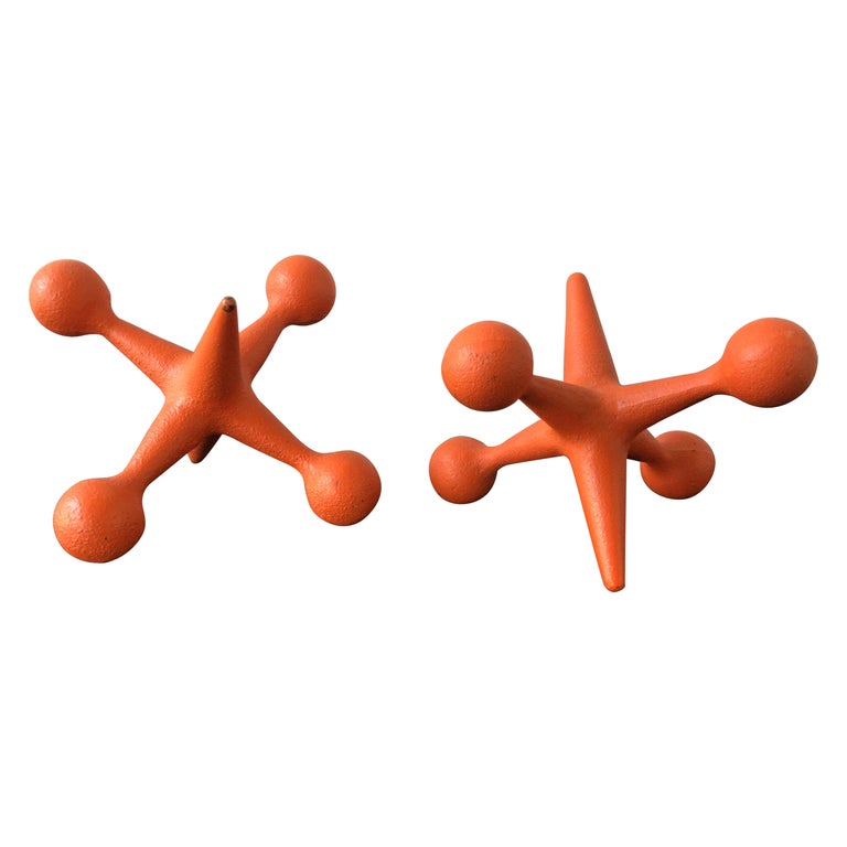 1950s Iron Orange Jacks at 1stDibs