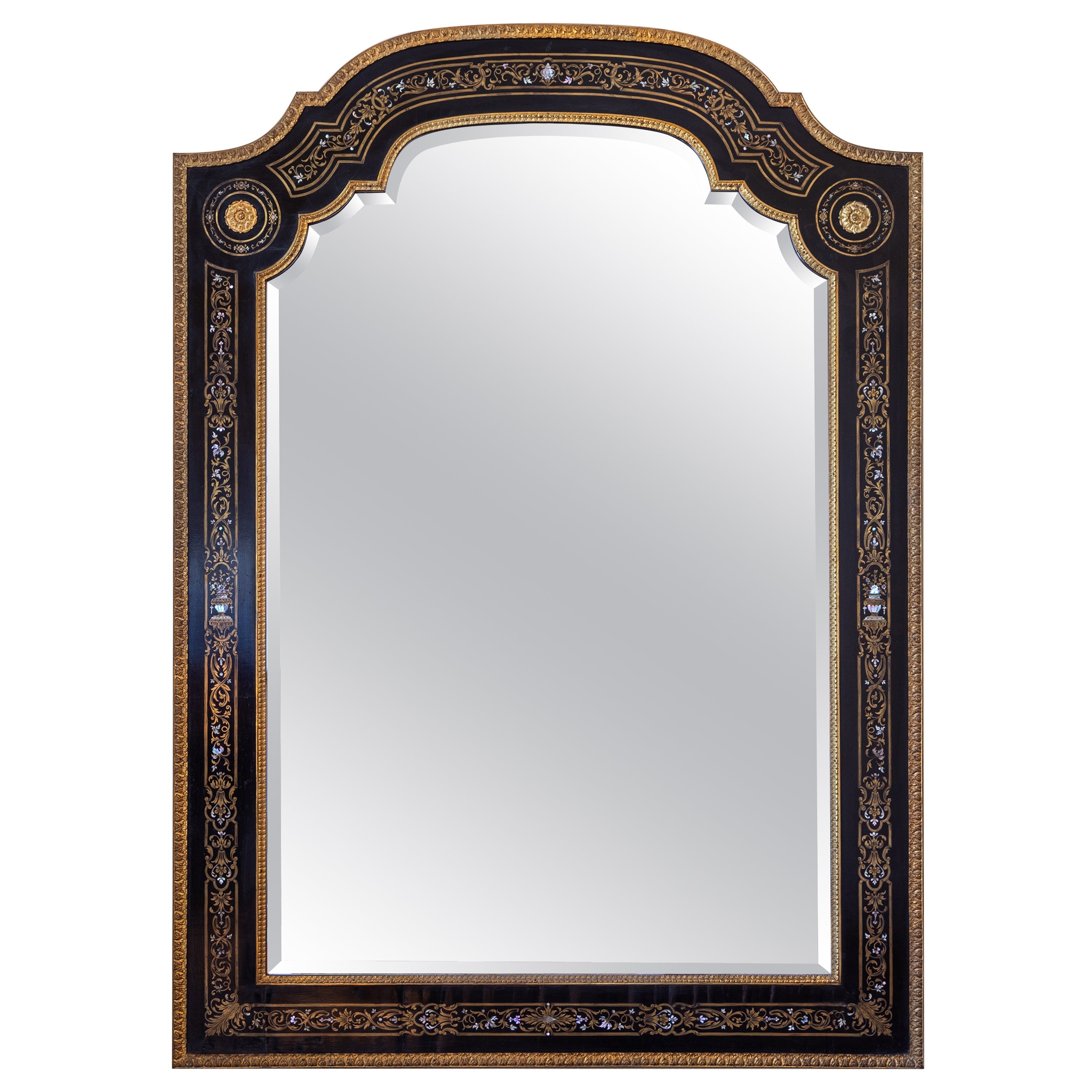 Syrian Mother-of-Pearl Inlay Mirror at 1stDibs