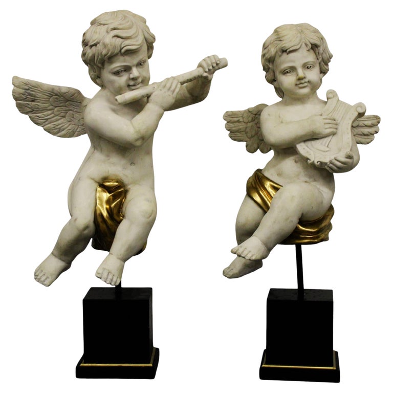 Scultura, Putti, Marmo, XX Secolo For Sale at 1stDibs