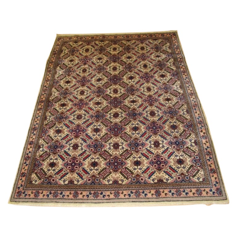 Antique Turkish Kayseri Rug with Traditional Lattice Design For Sale at ...