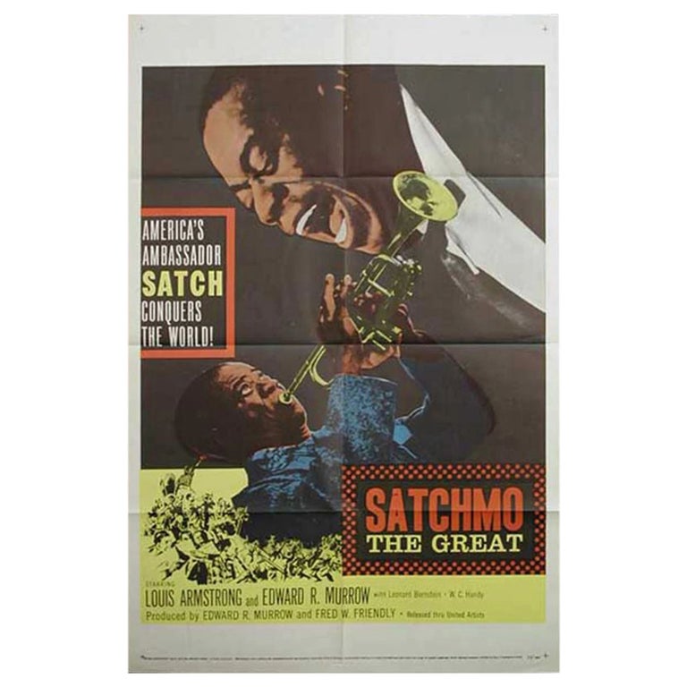 Satchmo The Great, Unframed Poster, 1957 For Sale at 1stDibs