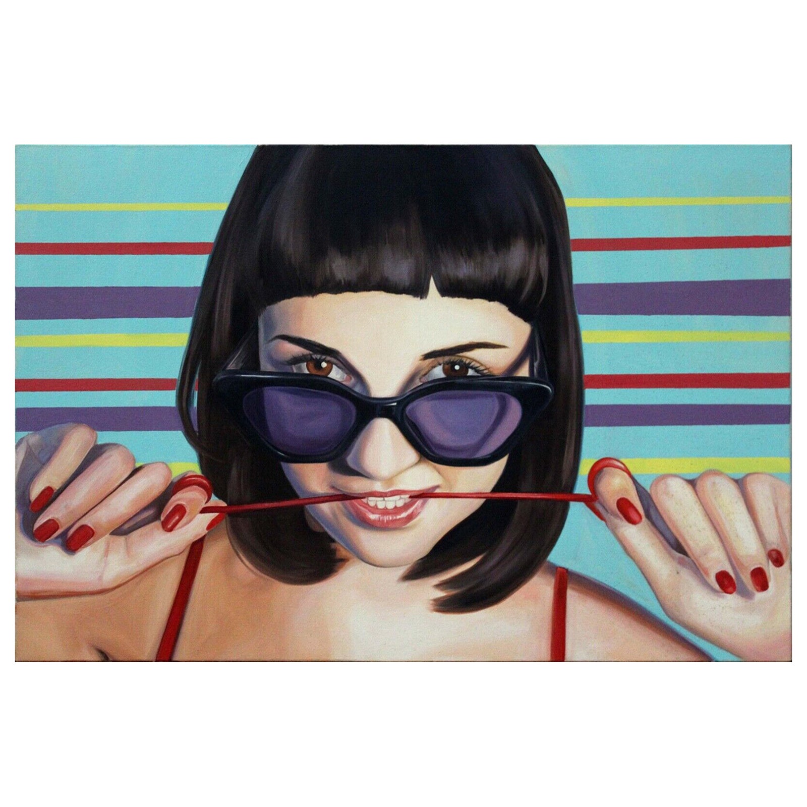 Vena Grebenshikov Acrylic on Canvas Painting Unframed For Sale at ...