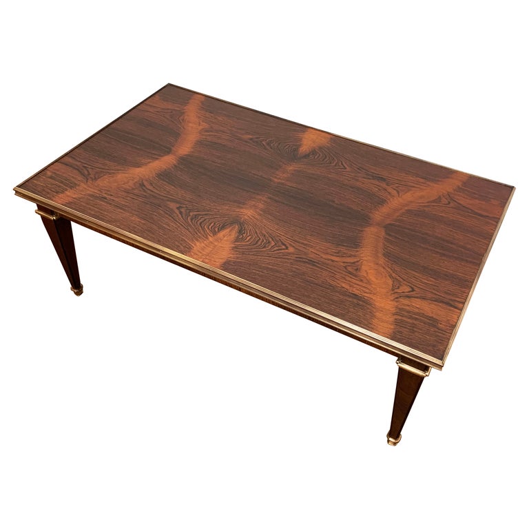 Baker Furniture Rosewood Coffee Table Circa 1940s For Sale at 1stDibs
